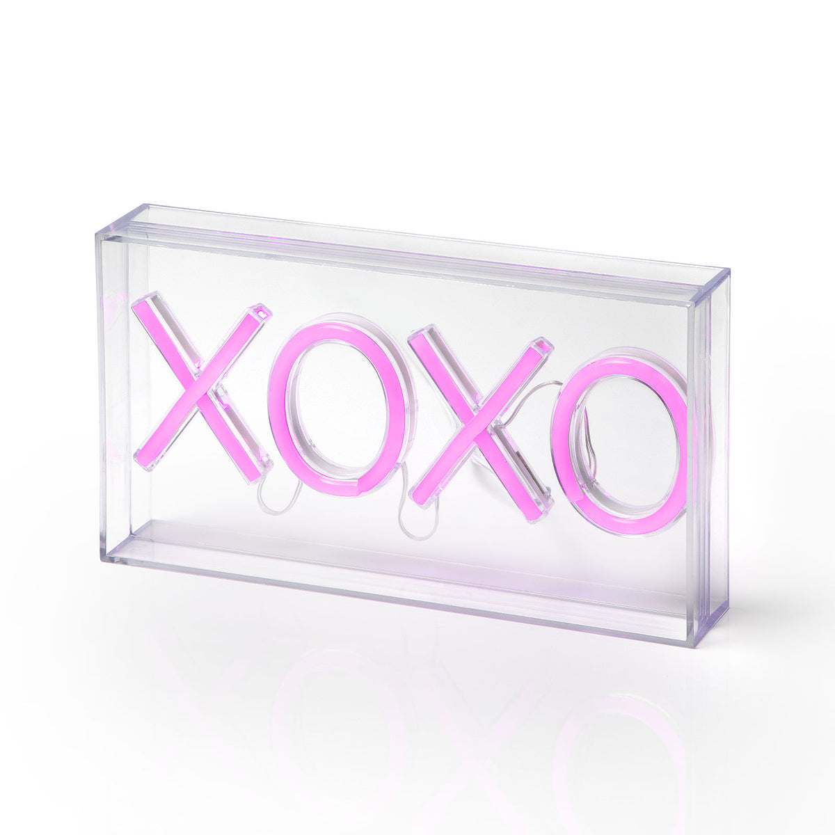 XOXO Acrylic Box LED Neon – West & Arrow