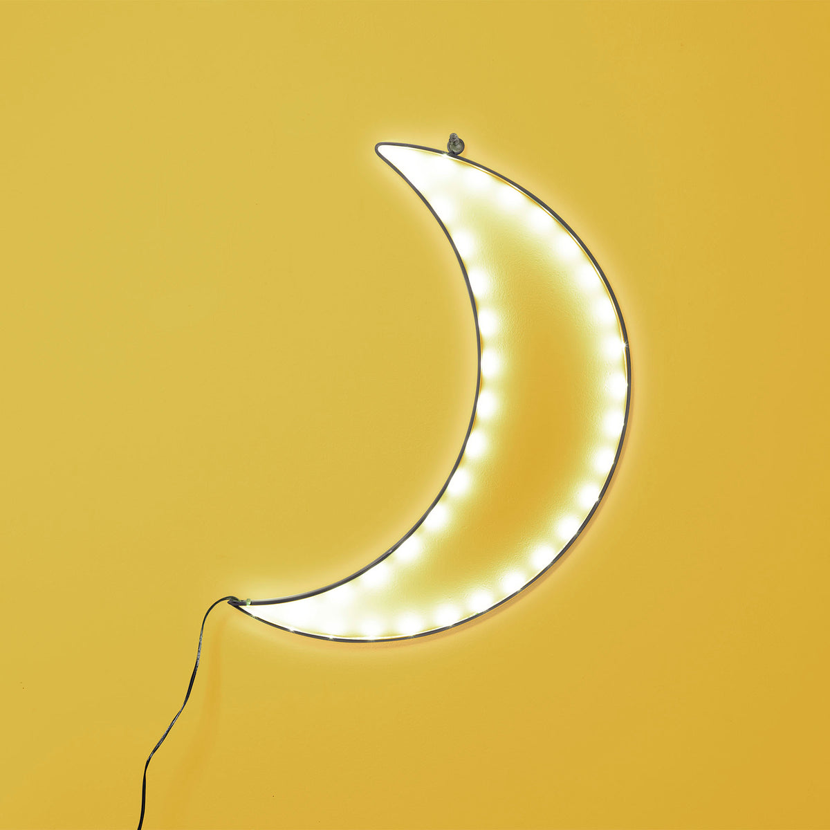 Crescent Moon LED Wall Decor – West & Arrow